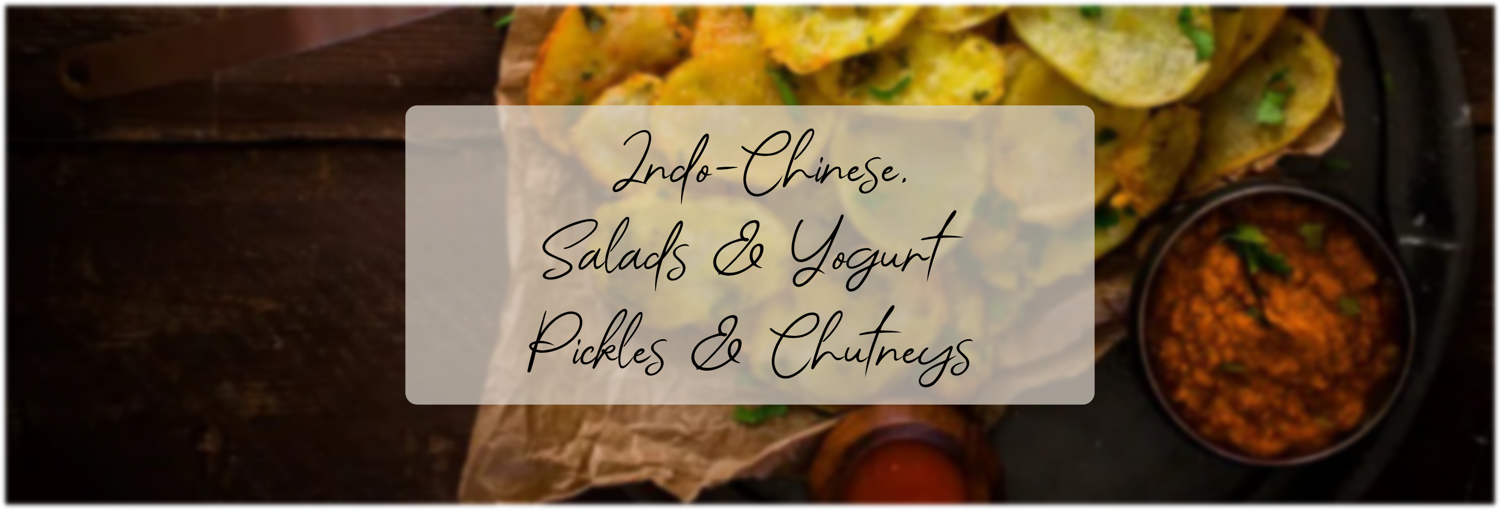 Our Menu – Manya Foods